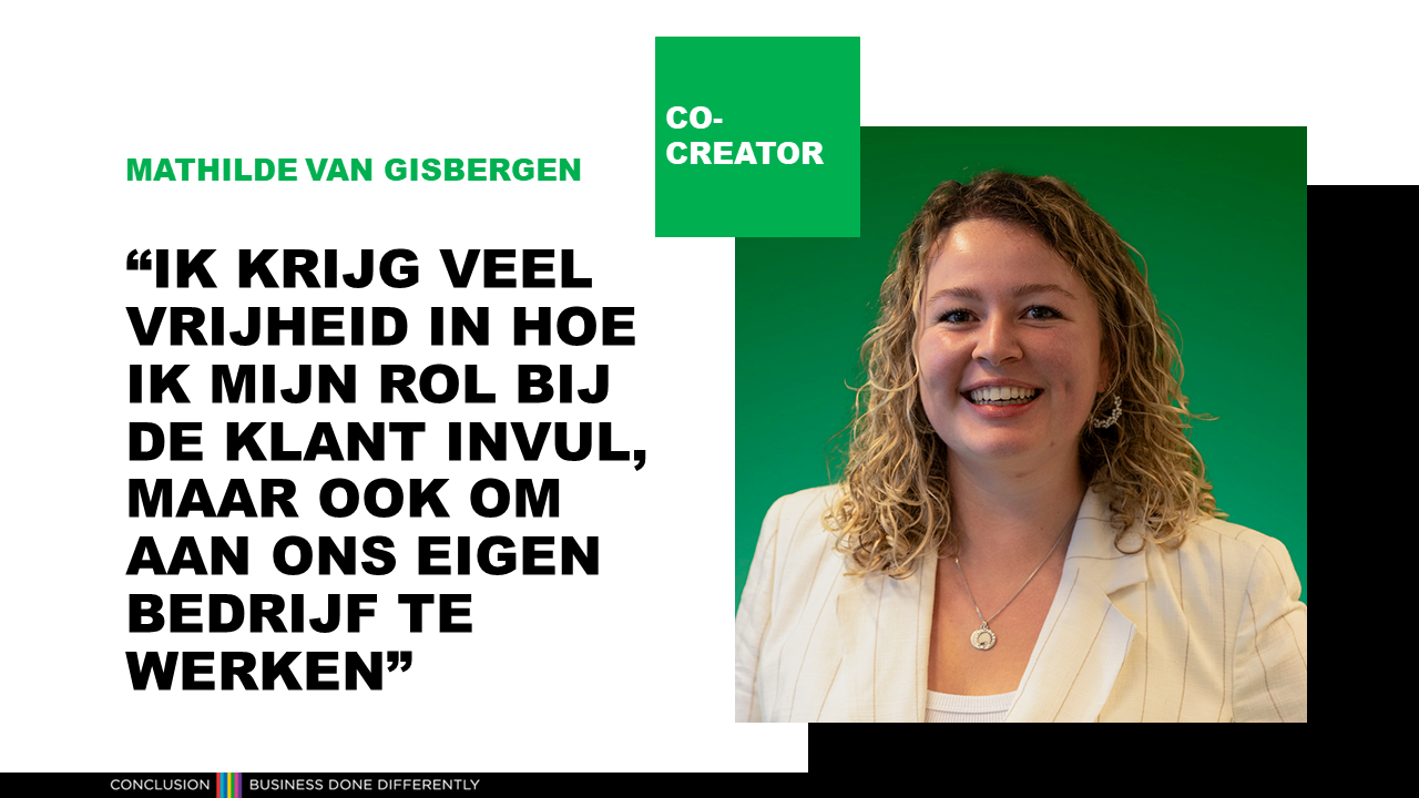 Co-creator Mathilde van Gisbergen